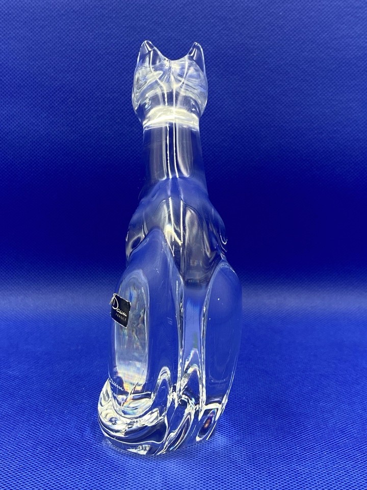 Figurine Chat Bastet Cristal Daum Nancy Vintage H16cm Idée Cadeau | eBay UK