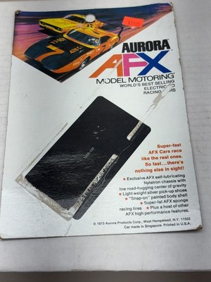 1973 AURORA AFX MODEL MOTORING SLOT CAR CARD #1850-120 | eBay