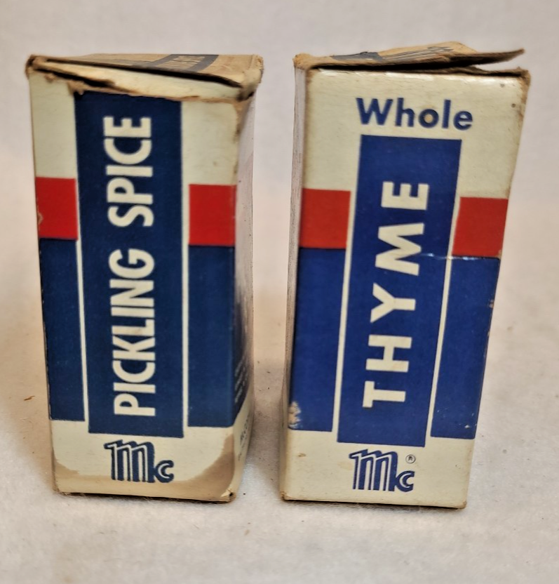 Lot of 5 Vintage McCormick Spice Boxes 1940s 1950s & Turpentine Retail ...