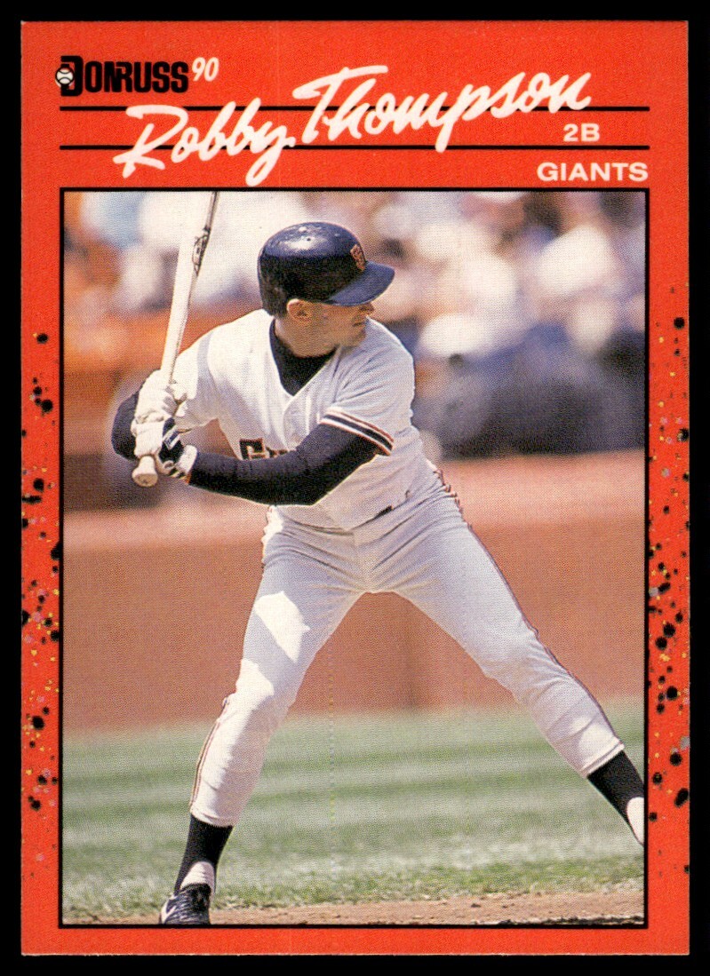 1990 Donruss #140 Robby Thompson San Francisco Giants | eBay
