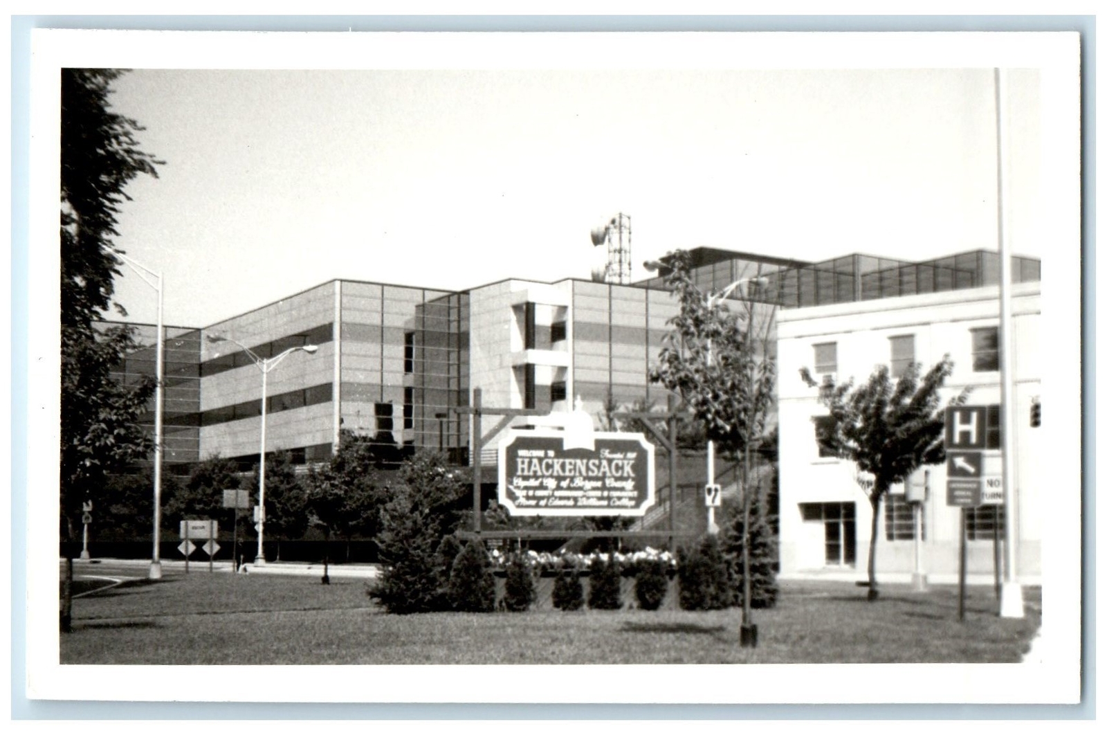 c1960's Hackensack Hospital Building Exterior Hackensack New Jersey NJ ...