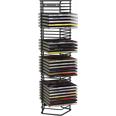 CD Wall Mount Rack Holder Media Storage Disk Case Display Space ...