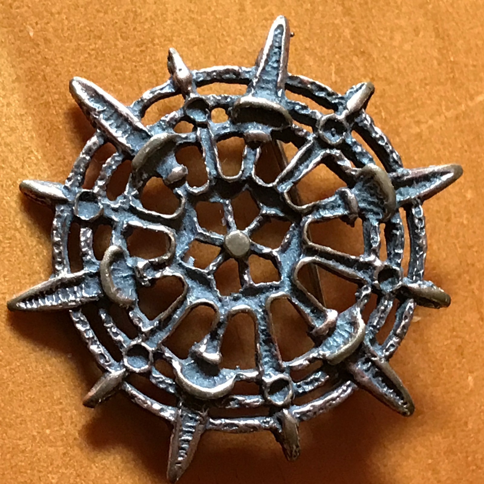 Vintage Knut Paulsen Modernist Bronze Brooch, Norway | eBay