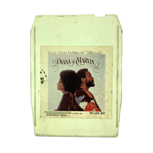 Diana Ross & Marvin Gaye Diana and Ross 8-Track Tape M-803-BT Motown ...