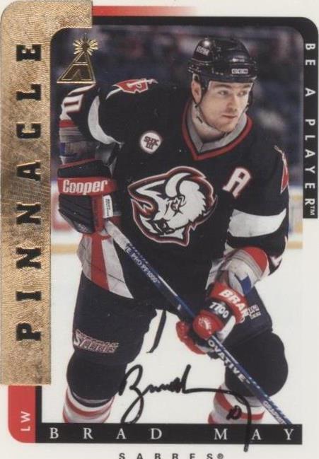 1996-97 Pinnacle Be A Player - Brad May #52 Autographs (AU) for sale ...