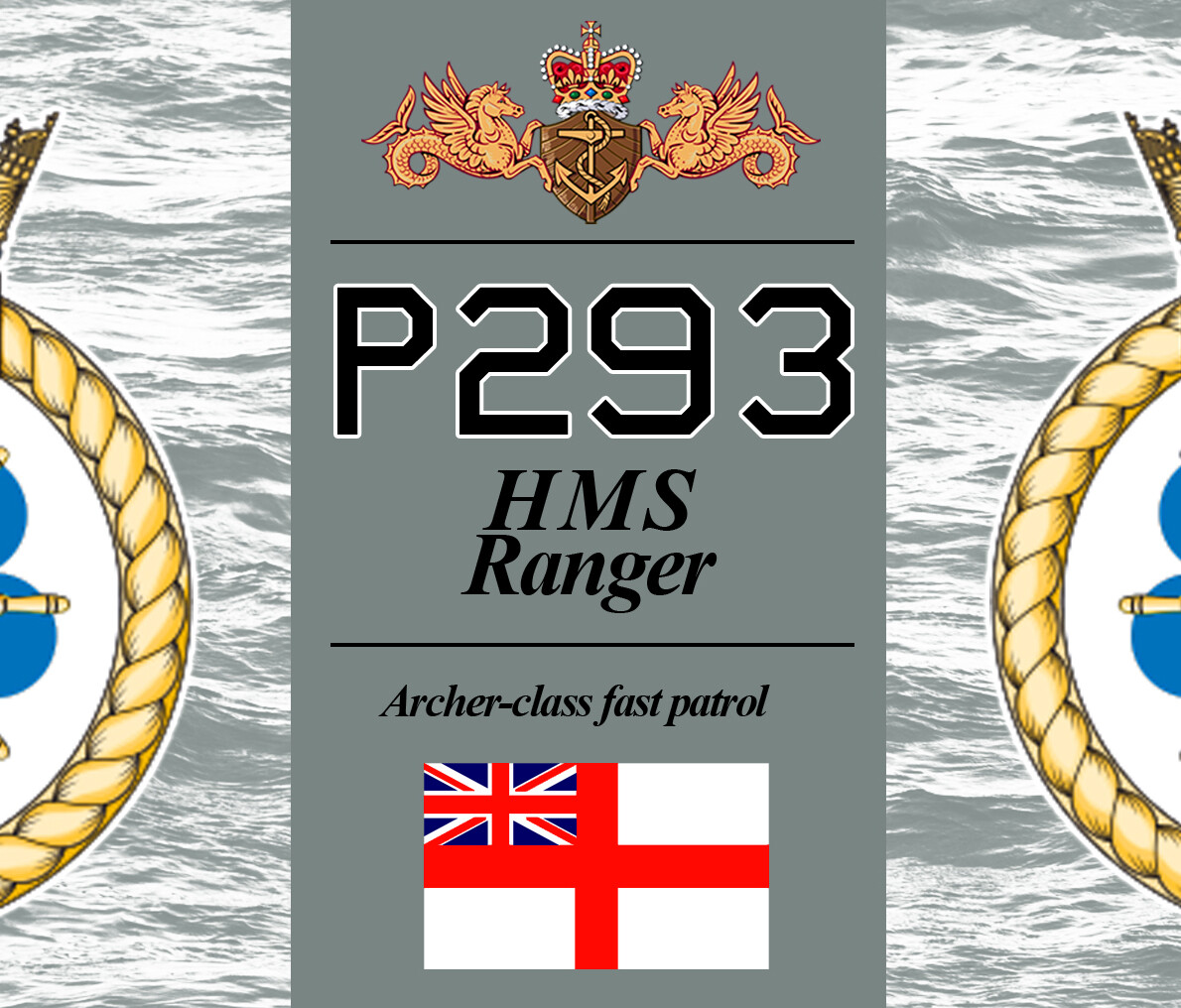 Royal Navy HMS Ranger Ceramic Mug, Archer Class P2000 Fast Patrol ...