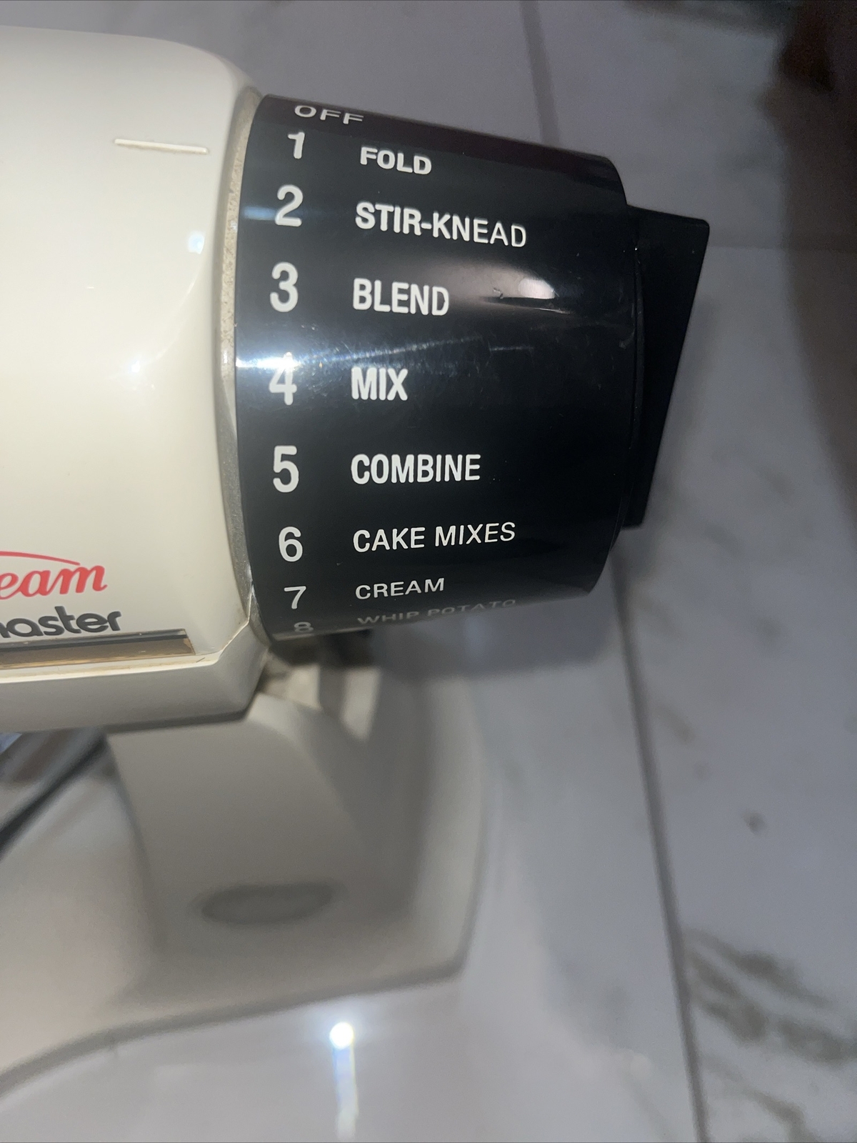 Sunbeam Mixmaster 12 Speed Vintage Mixer With 2 Beaters , Model 2360 ...