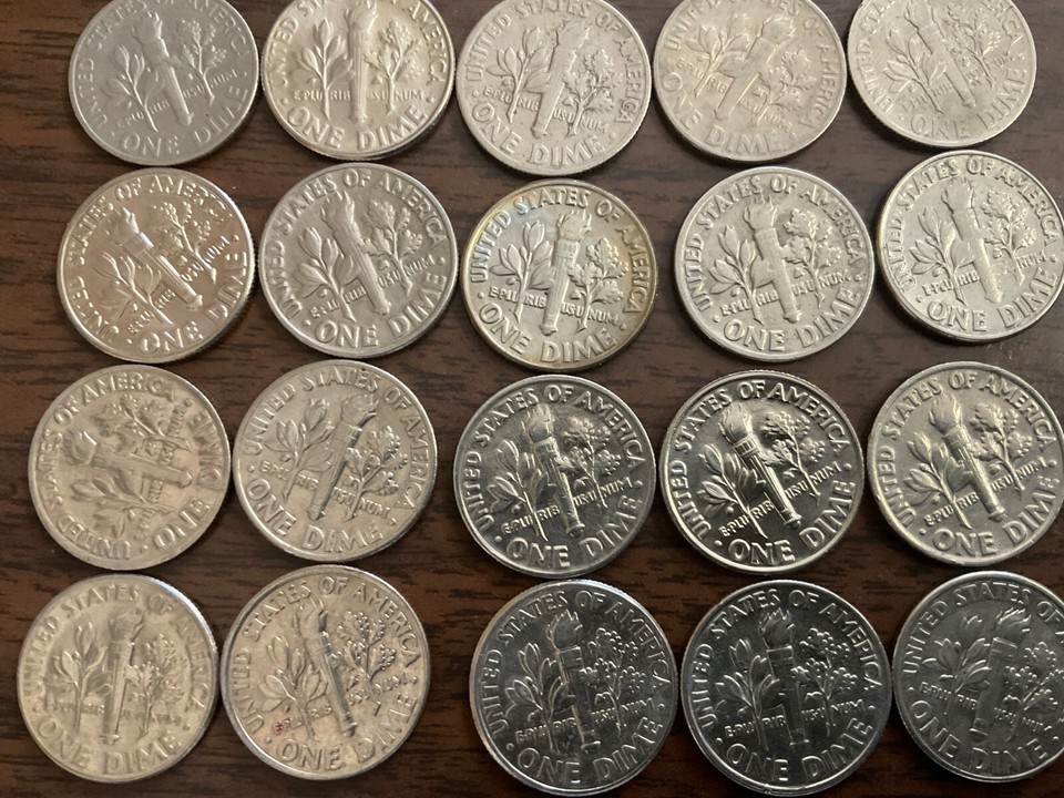 COMPLETE Set Roosevelt Dimes 1964 - 2025 in Tubes, COMPLETE P&D SET | eBay