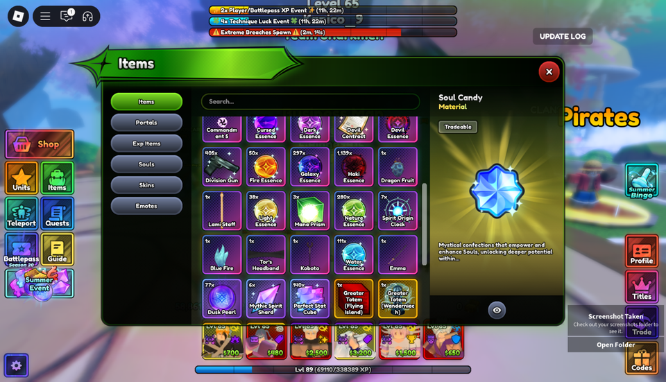 Anime Last Stand: Stacked Account With Strong Units, Many Items ...