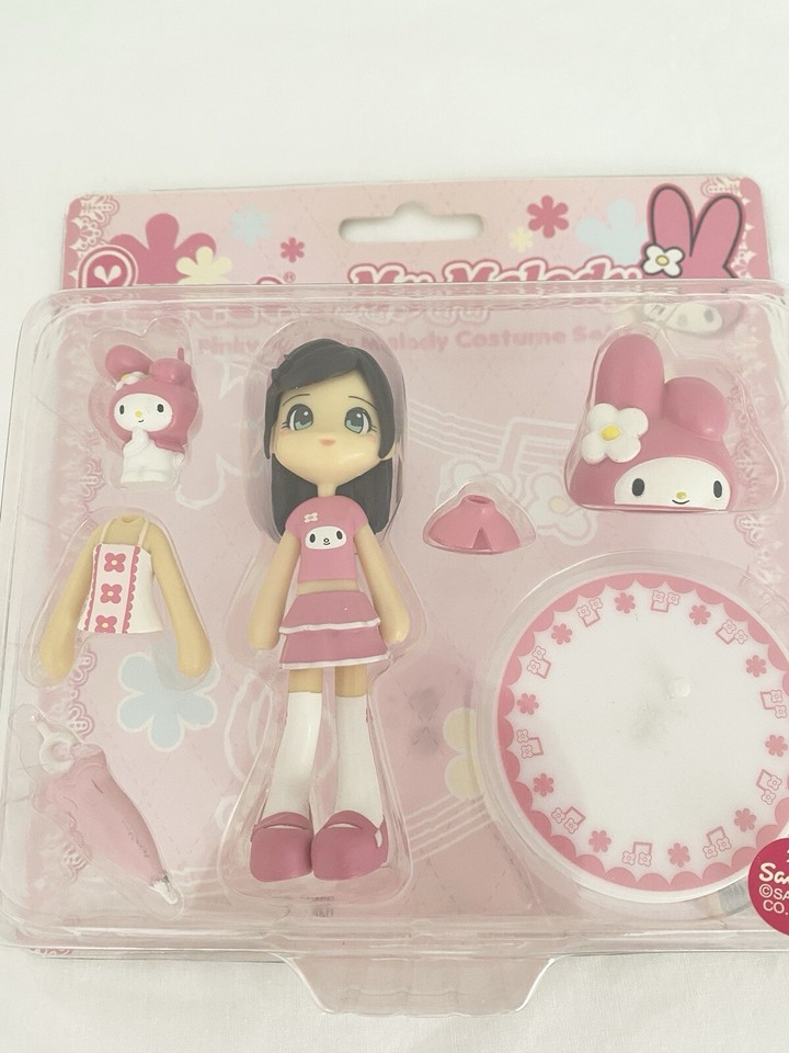 sanrio my melody x pinky street girl doll figure coquette kawaii ...