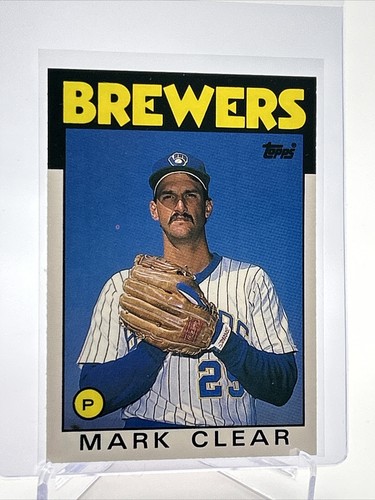 1986 Topps Traded Mark Clear Baseball Card #25T NM-MT FREE SHIPPING | eBay