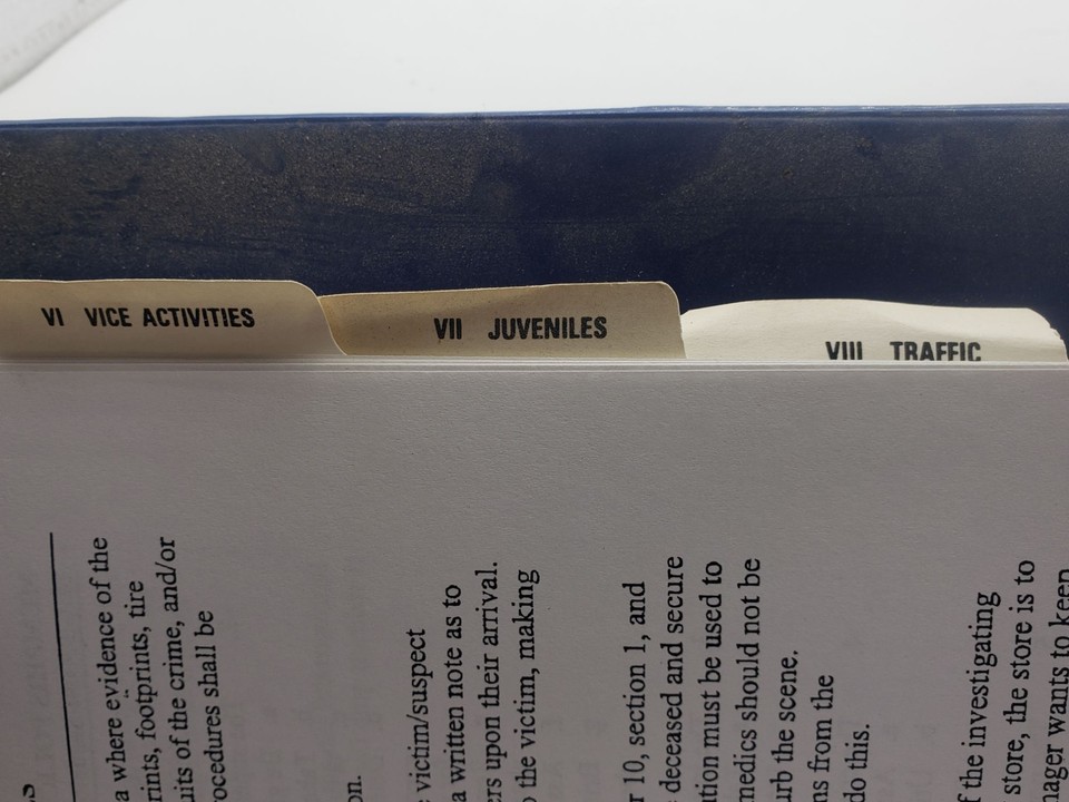 Memphis Police Department Policies and Procedures Manual Binder Revised ...