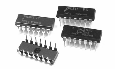 74LS11PC (SN74LS11N) TRIPLE 3-INPUT POSITIVE-AND GATES 74LS11 IC (3 ...