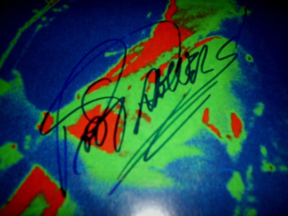 PAT TRAVERS SIGNED RECORD RADIO ACTIVE VINTAGE! L@@K! PROOF! GUITAR GOD ...