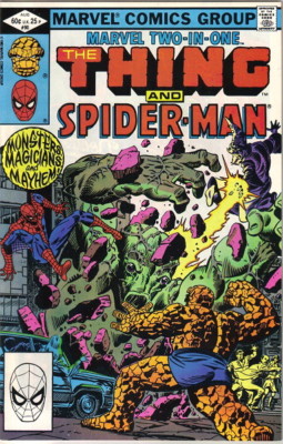 Marvel Two-In-One Comic Book #90 The Thing & Spider-Man, Marvel 1982 ...