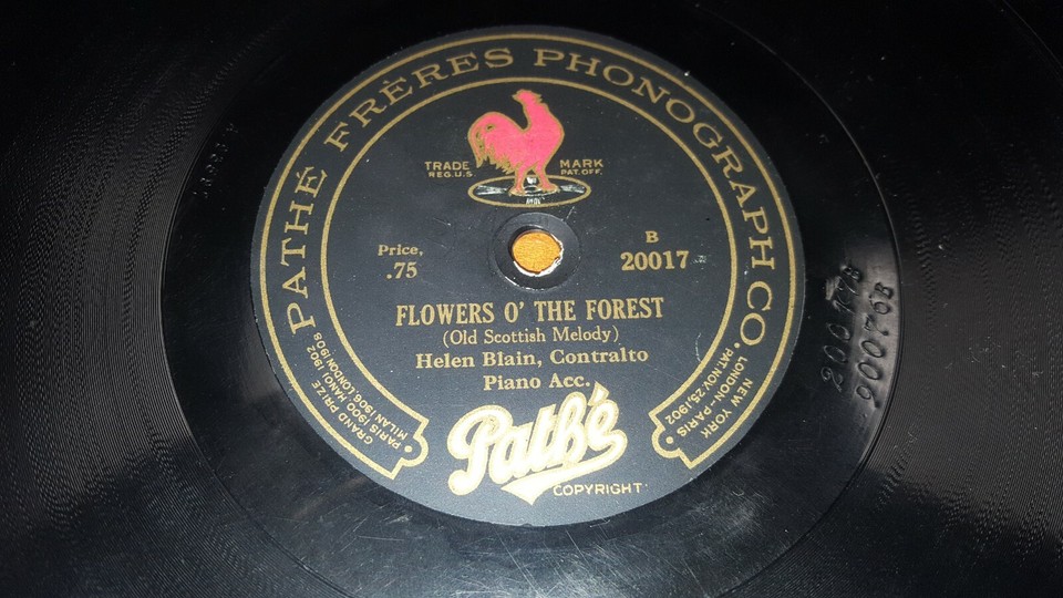 ALICE CRAVEN / ARTHUR GEORGE Pathe 20017 78 The Hymns My Mother Used To ...