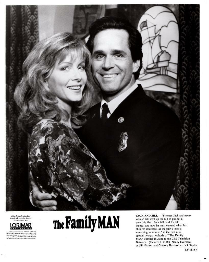 Gregory Harrison and Nancy Everhard in "The Family Man" 1991 Vintage ...