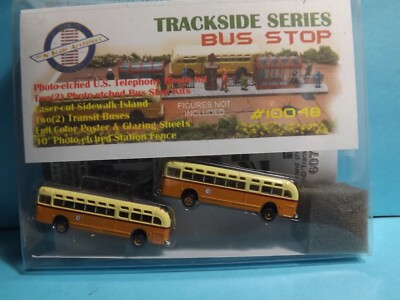 N SCALE BUS STOP by N SCALE ARCHITECT TRACKSIDE SERIES # 10048 | eBay