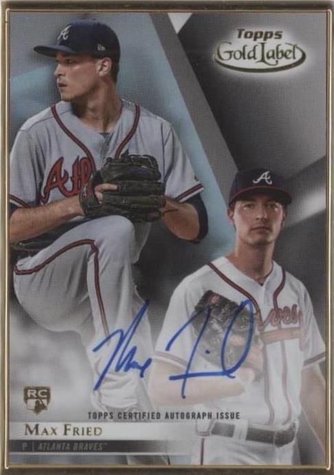 2018 Topps Gold Label - Gold Framed Autographs Max Fried #FA-MF (AU, RC) for sale online | eBay