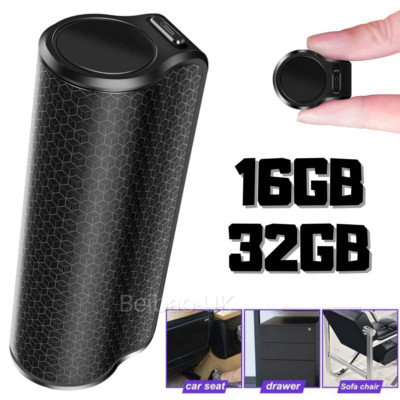 16/32GB Spy Digital Voice Activated Recorder Mini Hidden Audio ...
