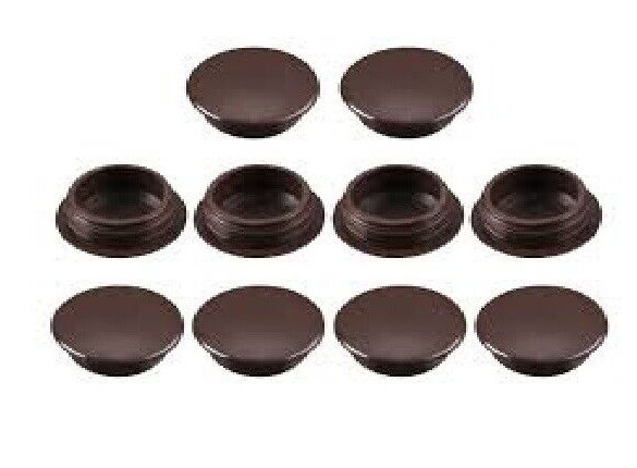 Screw Caps Black Cream Brown Screw Caps Pack of 30 9mm To Hide Screw ...