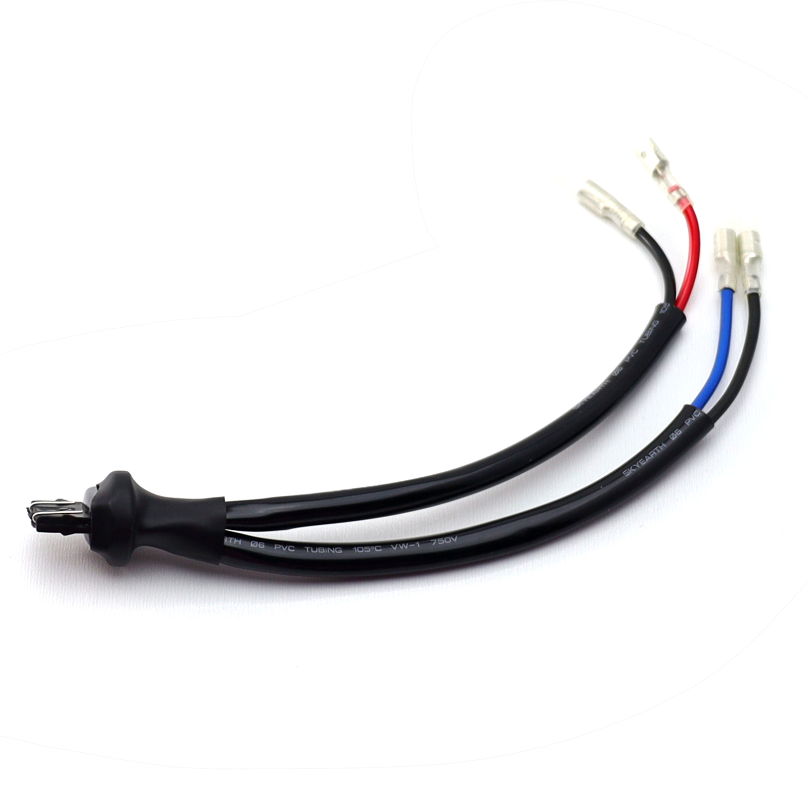 (2) 7443/7444 Dual-Filament Male Plugs w/5" Pigtail Wirings & Bullet ...