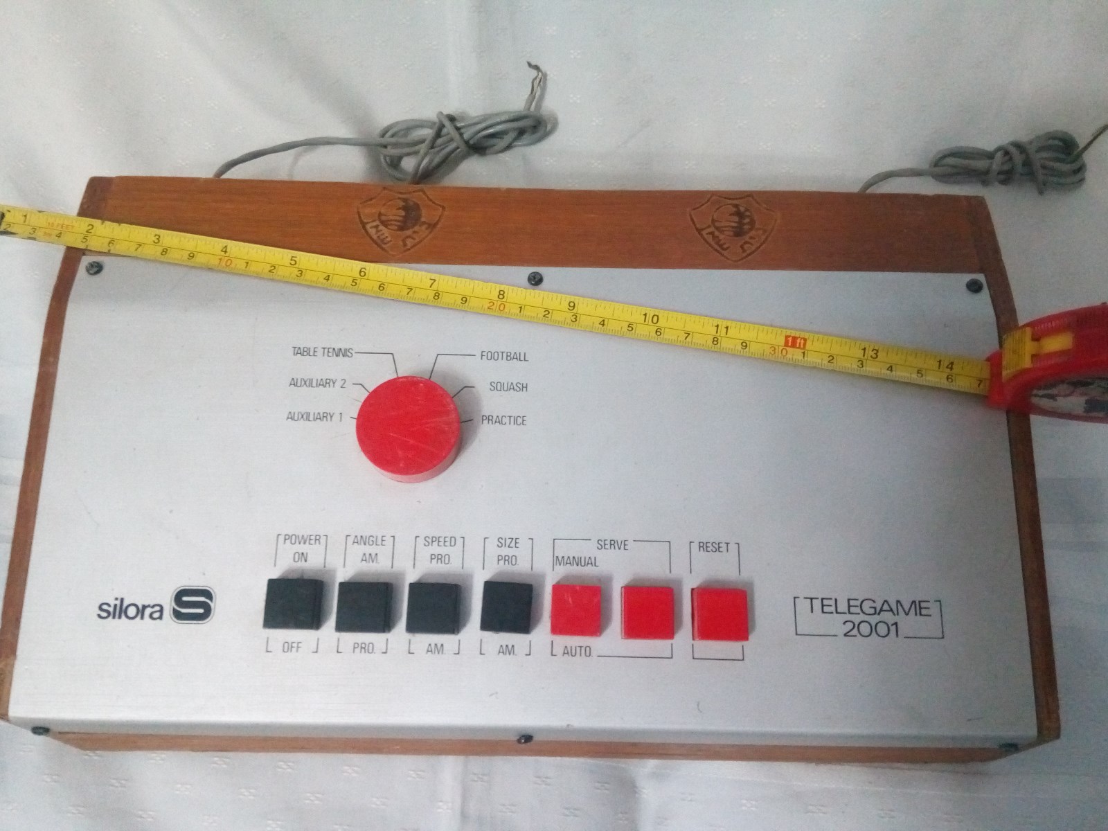 Vintage " SILORA TELEGAME 2001 " Ultra Rare pong clone TV game Console ...