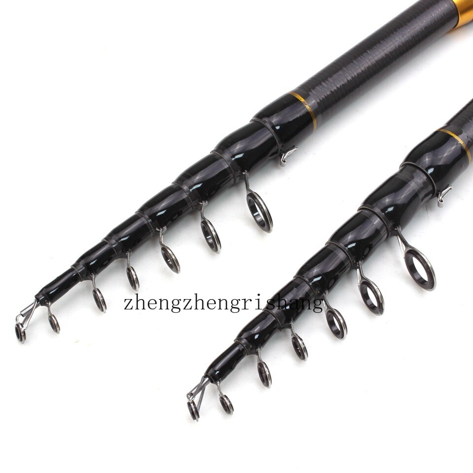 1.8M-3.6M Spinning Fishing Rod Carbon Fiber Telescopic Pole Fresh ...