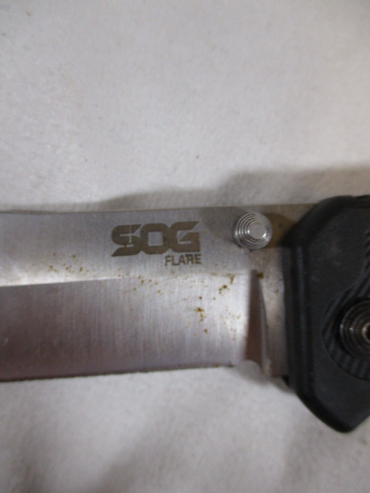 SOG - Flare - Folding Knife - Lock Blade - Safety Lock | eBay
