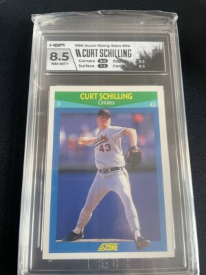 1990 Score Baseball RISING STARS Curt Schilling #94 Rising Stars NM 8.5 ...