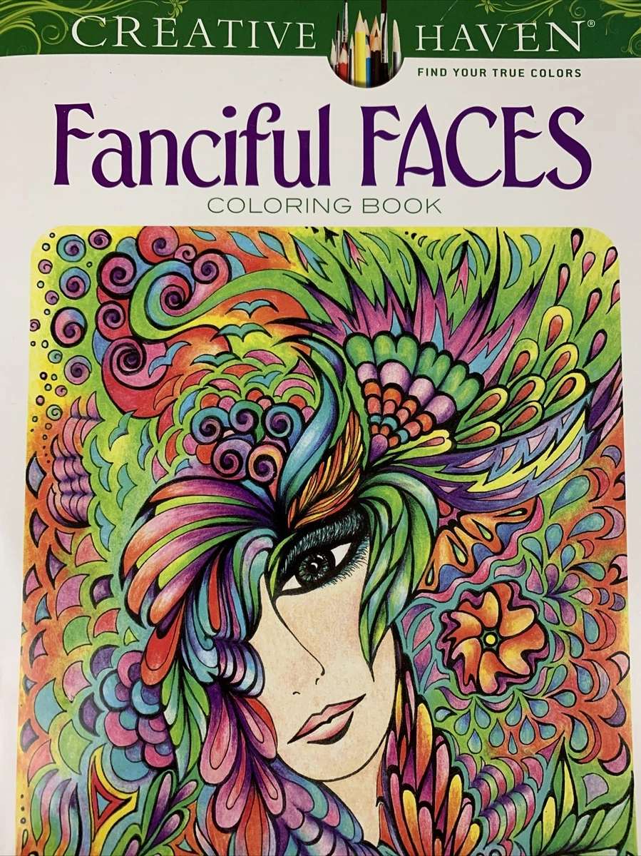 Fanciful Faces Coloring Pages