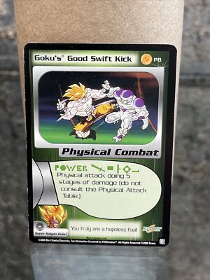 DBZ CCG DRAGON BALL Z GOKU'S GOOD SWIFT KICK P8 FRIEZA SAGA PROMO CARD ...