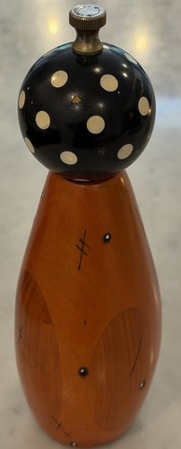 Pop Art Pepper Mill Grinder Gourd By William Bounds 9” Signed and Dated ...