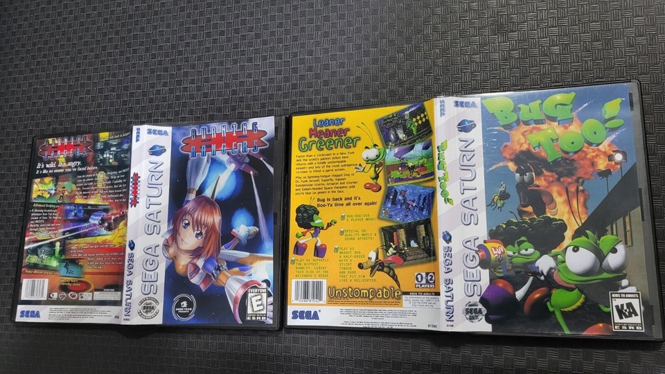 Custom Sega Saturn game case & artwork for 1-disc NTSC games. No Game ...
