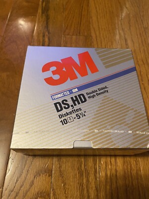 10 Floppy Diskettes Disks 3M Formatted IBM High Density DS HD 5 1/4" | eBay