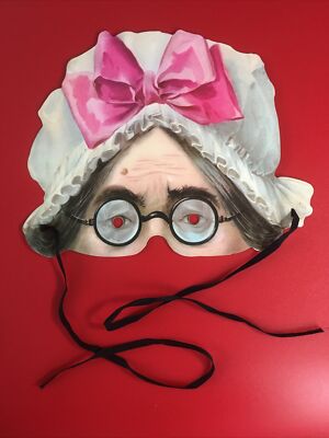 Halloween Masquerade Victorian Paper Mask Party Costume | eBay