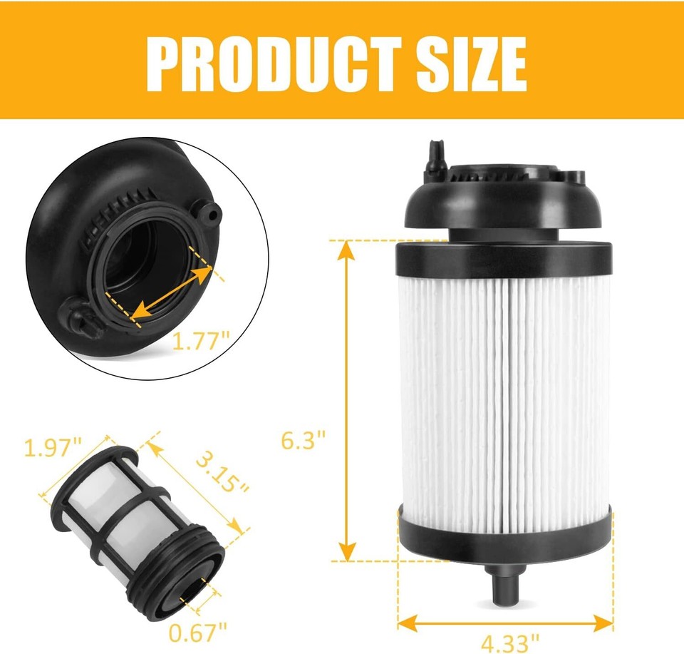 Fuel Filter For Detroit Diesel Engine DD13 DD15 DD16 Freightliner ...