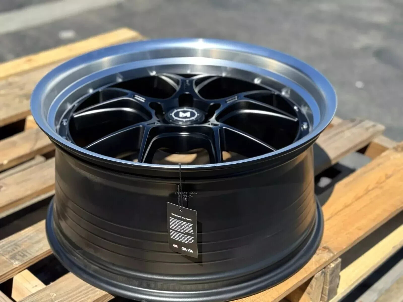 4 Pcs 18x8.5/18x9.5 Staggered 5x114.3 MFlow MFL1 Matte Black Wheels 18 ...