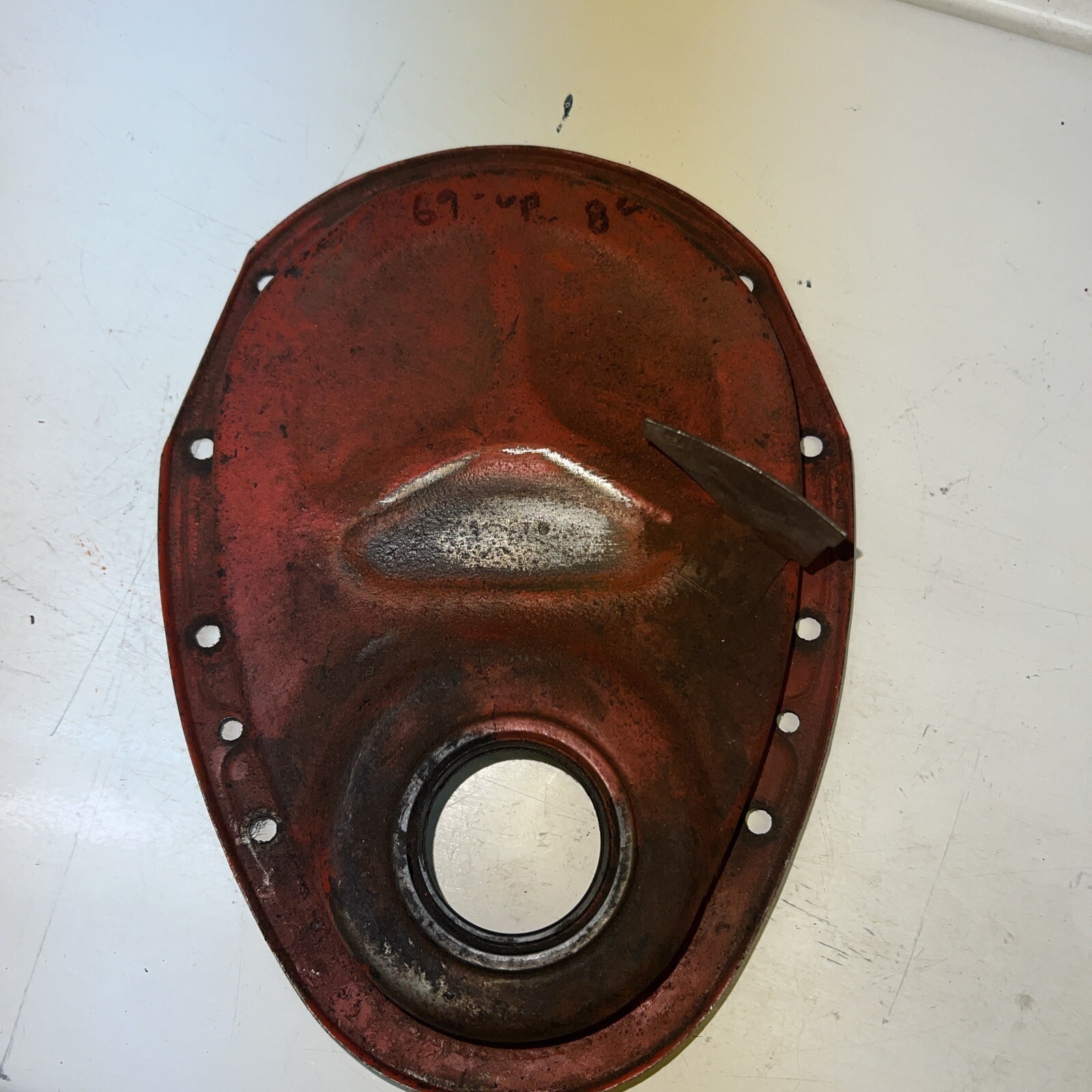 1970 CORVETTE LT1 CAMARO Z28 302 350 8 INCH TIMING COVER AOR dtd 1-70 ...
