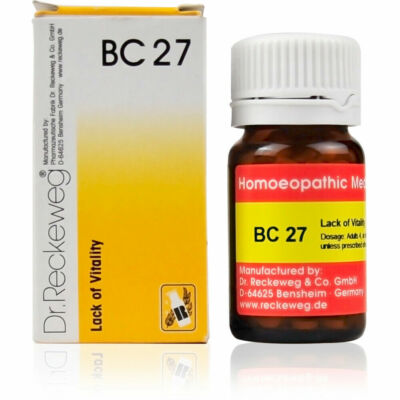 2 x Dr. Reckeweg Bio-Combination 27 (BC 27) Tablets 20g Homeopathic OTC ...