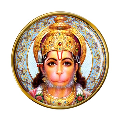 Hanuman Hindu Pin Badge | eBay