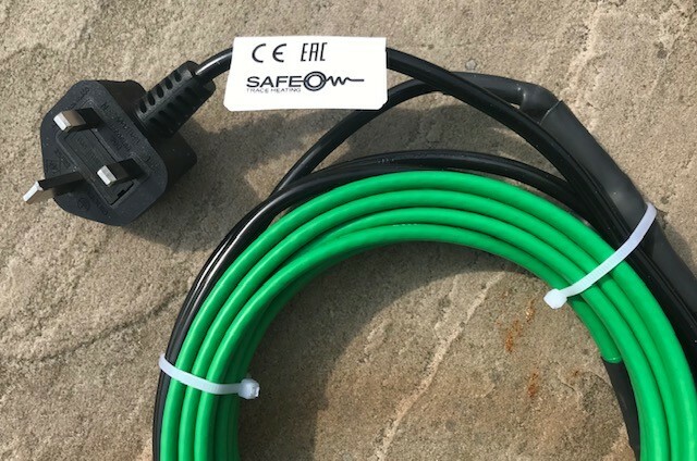 Safetrace - 4m Trace Heating Kit for pipe FROST PROTECTION. Pre ...