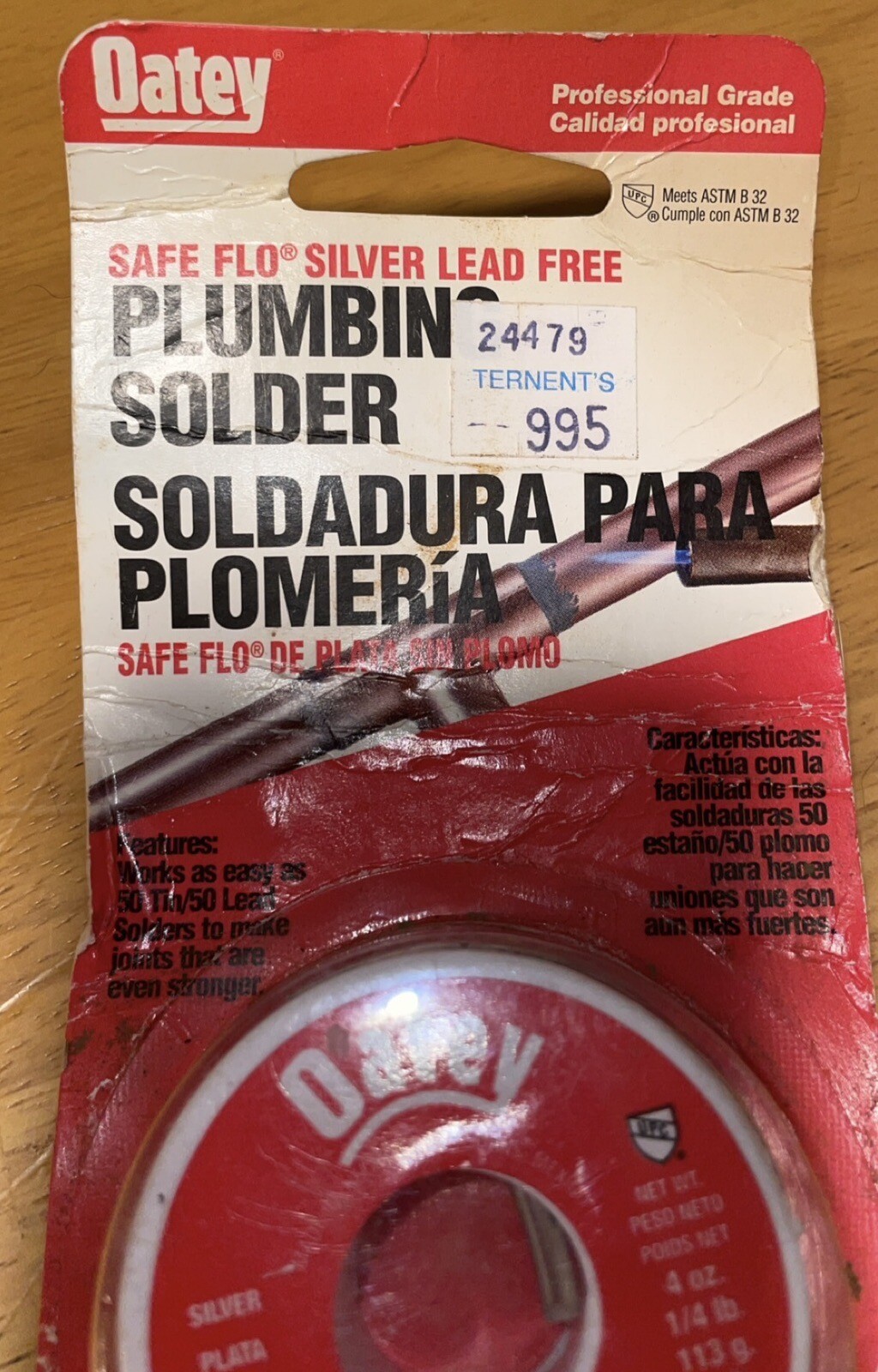 Oatey Solder Plumbing Wire 4 Oz Number 53062 | eBay