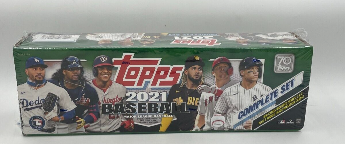NEW 2021 Topps Baseball Complete Set GREEN Includes 5 Rookie Image ...