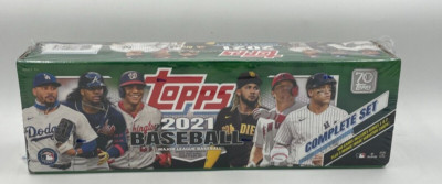 NEW 2021 Topps Baseball Complete Set GREEN Includes 5 Rookie Image ...