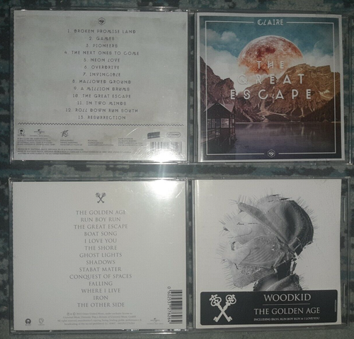 2xCD _ CLAIRE _ The great Escape + WOODKID _ Golden Age (Electro/Indie ...