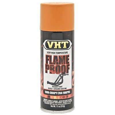 Duplicolor SP114 Flat Orange VHT Flameproof Header High Heat Paint ...