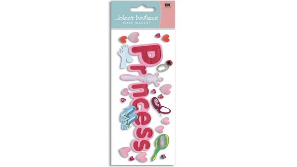 Jolee's Boutique Dimensional Sticker-PRINCESS Scrapbook Stickers | FREE ...
