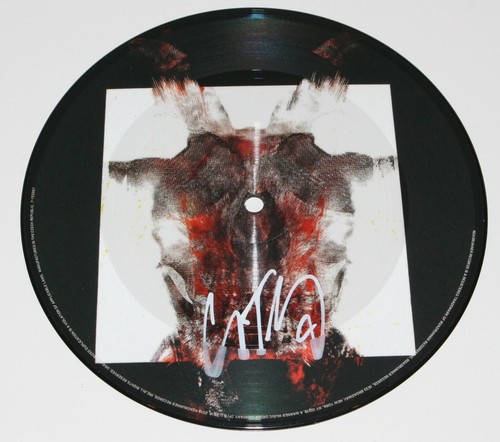 COREY TAYLOR SIGNED SLIPKNOT 45 RPM 7" PICTURE DISC VINYL RECORD ...
