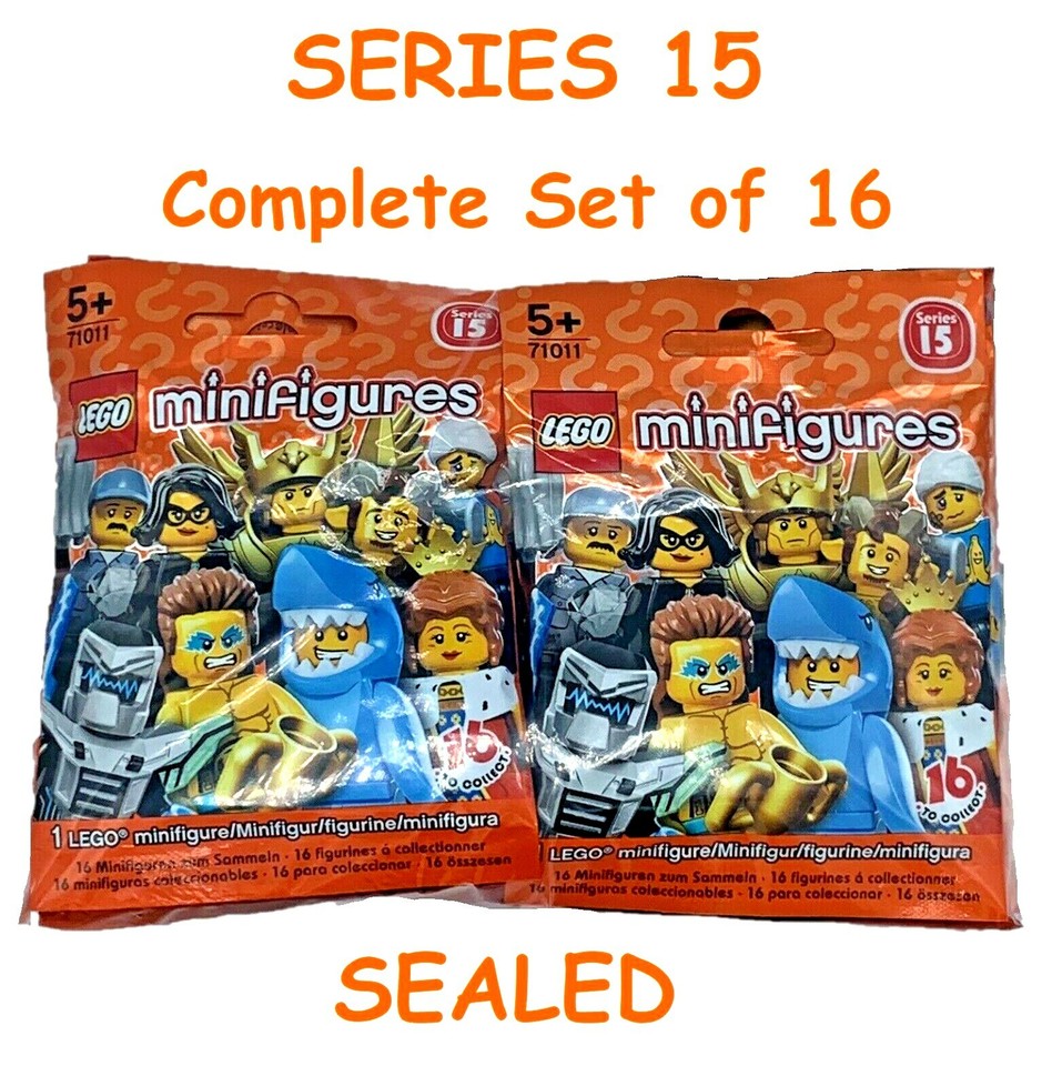LEGO SERIES 15 Collectible Minifigures 71011 - Complete Set of 16 ...